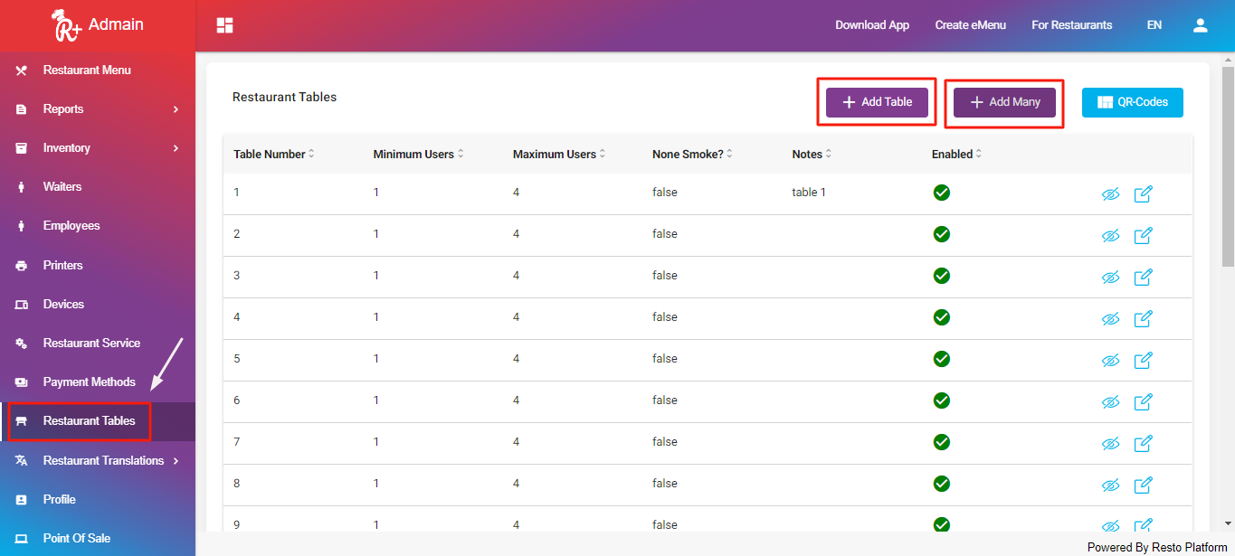 How to design an online menu on Resto Platform